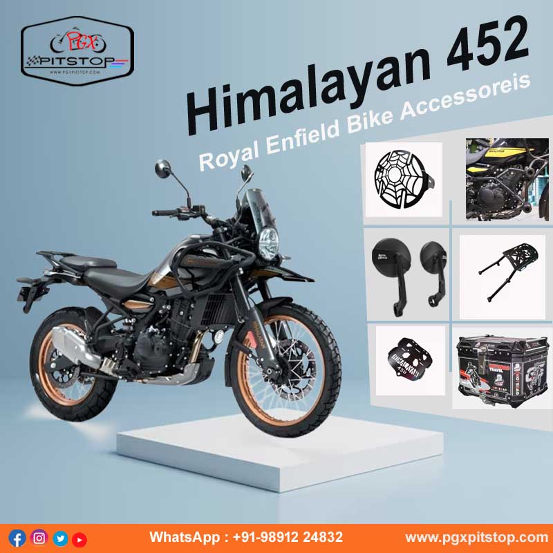 India's No.1 Himalayan 452 Bike Accessories Online Store | Royal ...