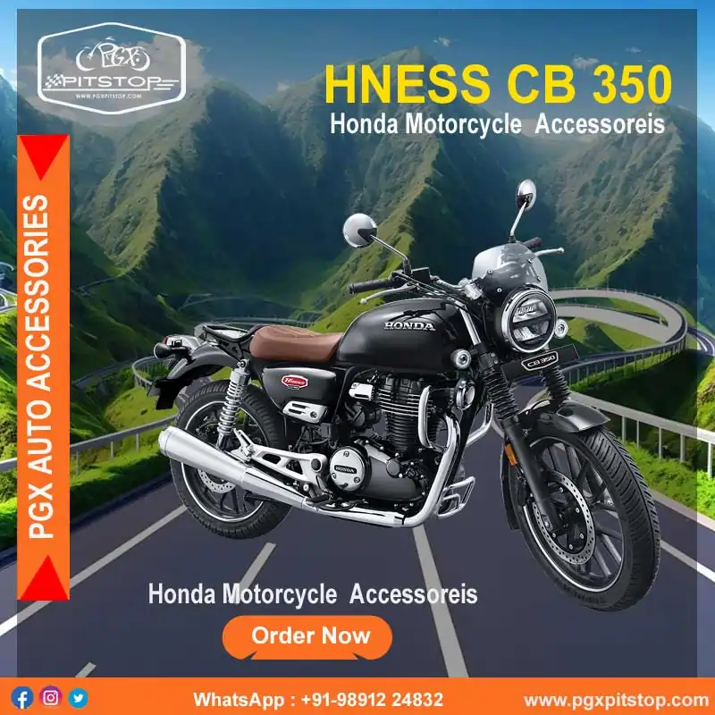 Buy Honda Hness CB 350 Bike Accessories Online at Best Price from PGX Auto Accessories