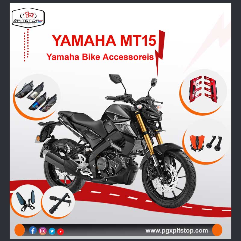 Yamaha MT 15 Accessories Online at Low Price from PGX Auto Accessories