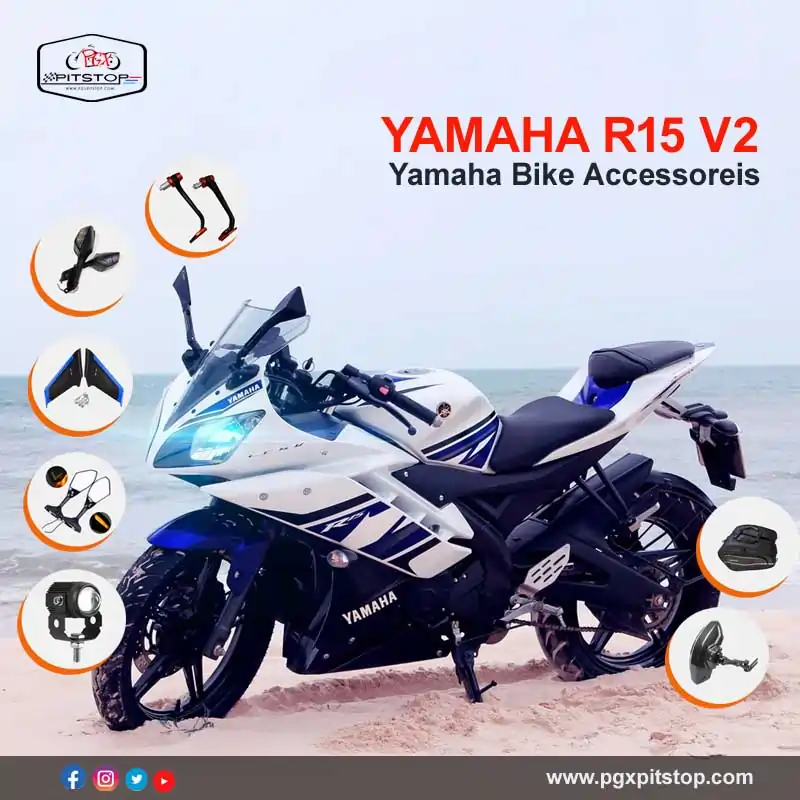Buy Yamaha R15 V2 Accessories at Best Prices Online - PGX Auto Accessories