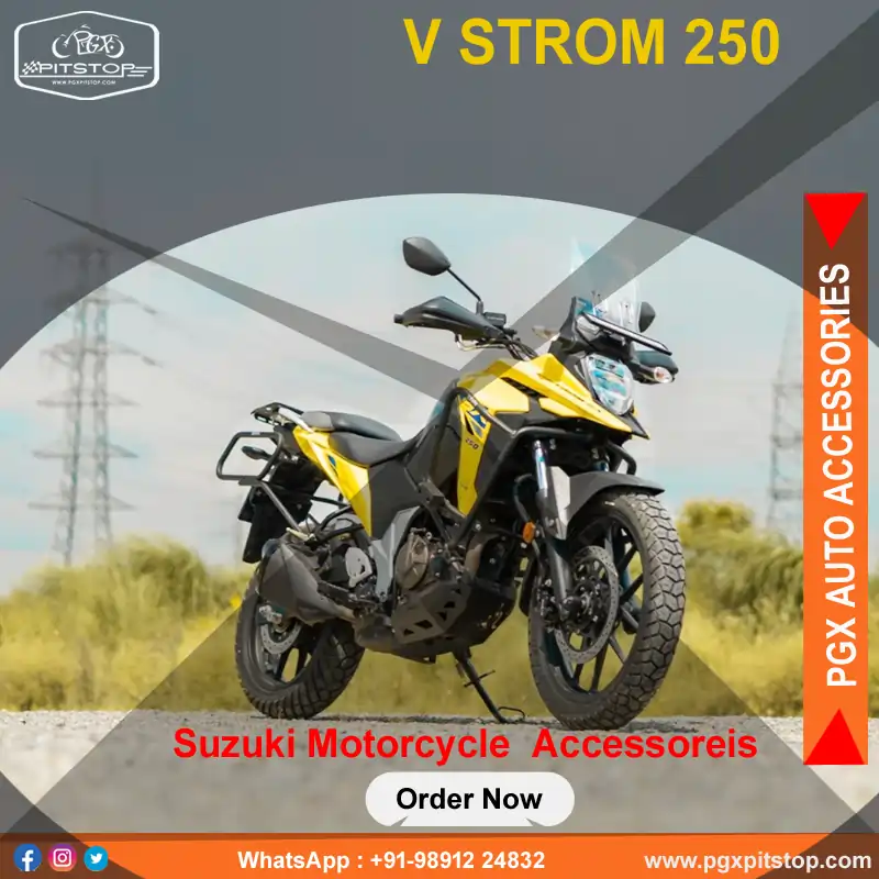 V Strom 250 Bike Accessories - V Strom 250 Parts & Accessories Online at Best Price from PGX ...