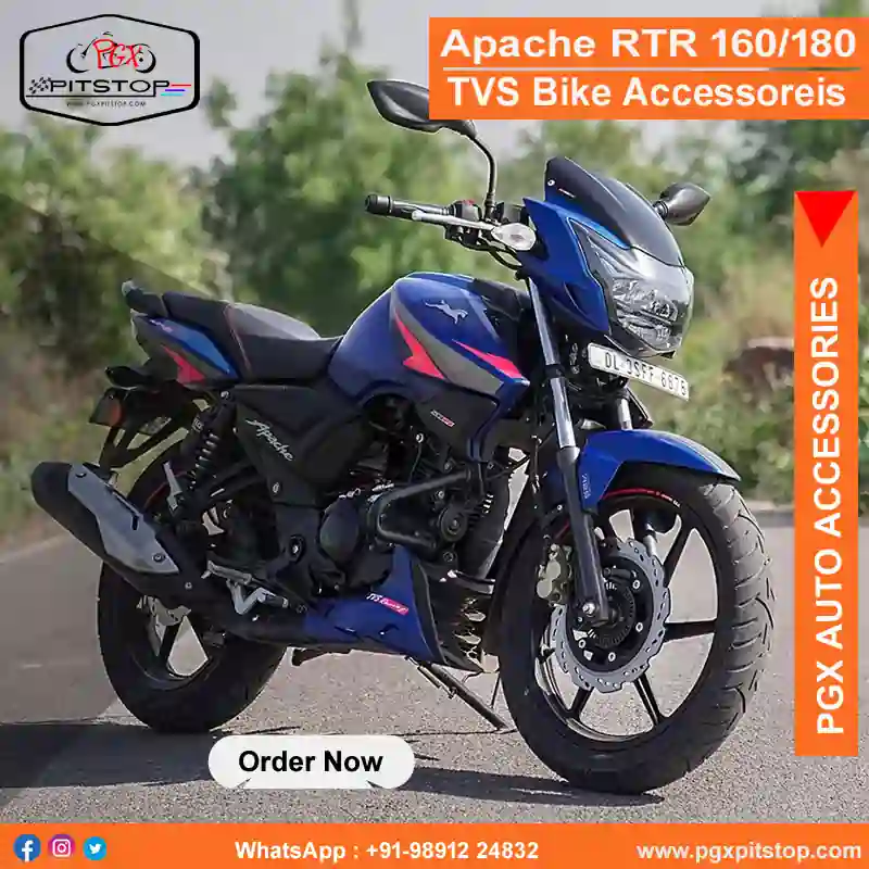 Buy TVS Apache RTR 160/180 Accessories at Best Prices Online - PGX Auto ...