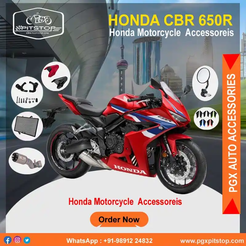 Buy Honda CBR 650R Bike Accessories Online at Best Price from PGX Auto Accessories